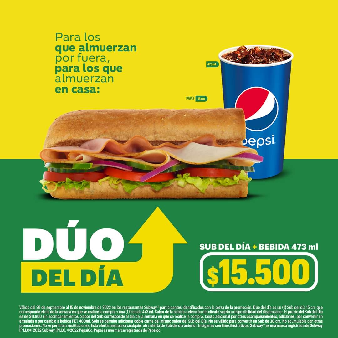 Subway - Rionegro (ANTIOQUIA) - Restaurante Fast-Food - Publicações