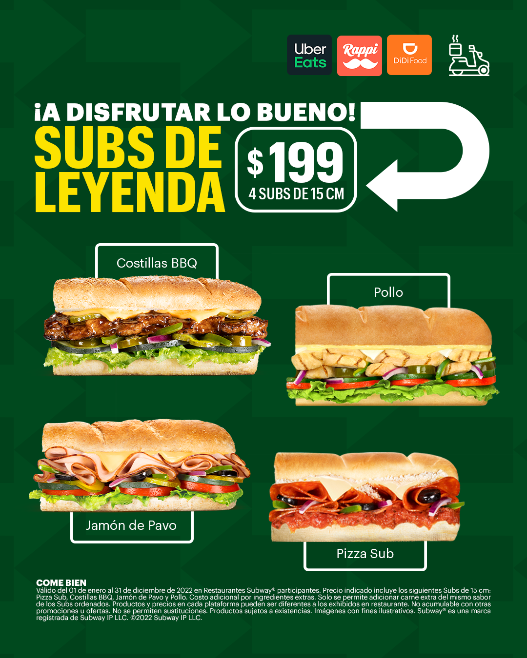 Subway - Guadalajara (JALISCO) - Restaurante Fast-Food - Publicações