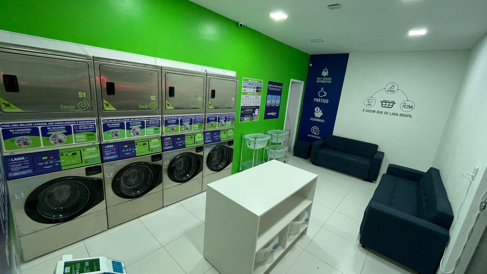 Laundromat Lavanderia Self-Service - Pedreira - Belém (PA) - Lavanderia automática